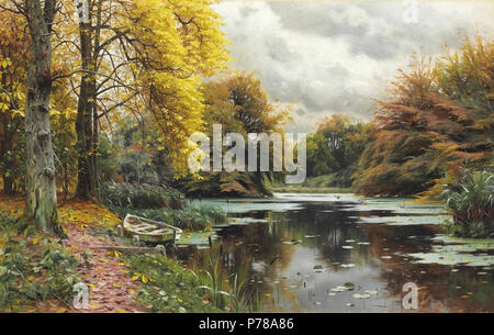Monsted Peder Mork - by the River 1 Stock Photo - Alamy