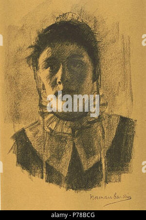 . Portrait Of A Basque Woman . 1896 5 Norman Garstin - Portrait 1896 ...