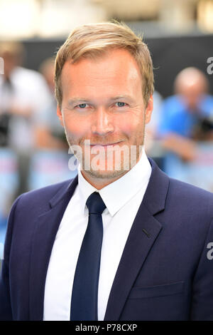 Christian Rubeck attending the Swimming with Men premiere held at ...