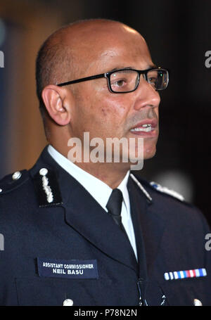 UK's head of counter-terrorism policing Neil Basu, speaking at Scotland ...
