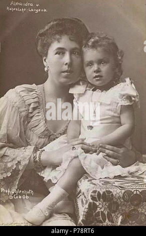 Princess Alexandra of Edinburgh, Princess of Hohenlohe-Langenburg (1878 ...