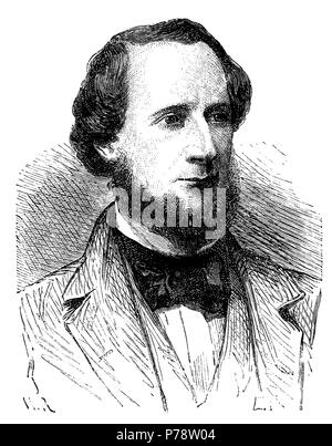 Cyrus West Field 1819-1892 the American financier and entrepreneur of ...