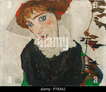 Egon Schiele, Portrait of Wally Neuzil (1912). Leopold Museum, Vienna ...