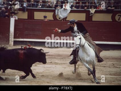 ANGEL PERALTA REJONEADOR ESPAÑOL .PUEBLA DEL RIO 1926 - FOTO EN LA ...