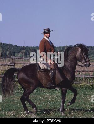 ANGEL PERALTA REJONEADOR ESPAÑOL .PUEBLA DEL RIO 1926 - FOTO EN LA ...