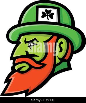 Illustration of a leprechaun, a type of fairy in Irish folklore, with ...