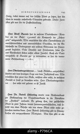 Tucholsky Mit 5 PS 245 Stock Photo - Alamy