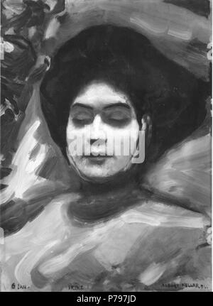 Irene von Keller auf dem Totenbett 1907 by Albert von Keller Stock ...
