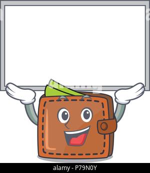 Bring board wallet character cartoon style Stock Vector Image & Art - Alamy
