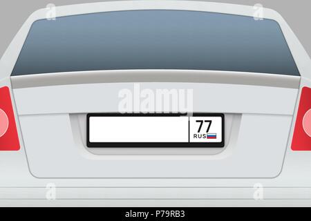 Russia car plate. Vehicle registration number Stock Vector Image & Art ...