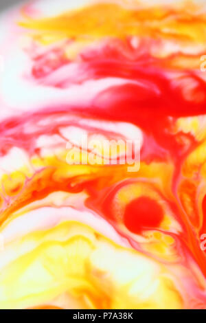 Abstract background with bright saturated colors and wave patterns ...