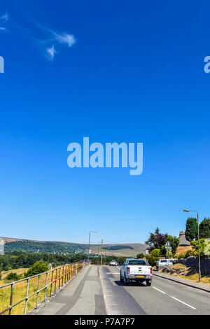 Blue summer sky over Buxton, Peak District, Derbyshire Stock Photo - Alamy