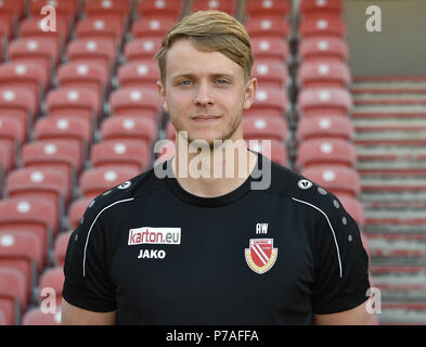 Germany, Cottbus. 4th July, 2018. Anton Wittmann, goalkeeping coach of ...