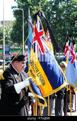 Royal British Legion standard bearers Stock Photo: 46896844 - Alamy
