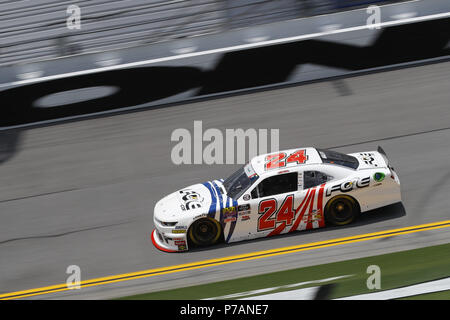 Justin Haley (24) during practice for the NextEra Energy Resources 250 ...