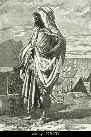 Tariq ibn Ziyad (670-722). Muslim General of the Berber tribe of Nafza ...