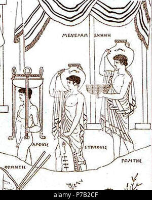 Reconstruction of Iliupersis by Polygnotus Stock Photo - Alamy