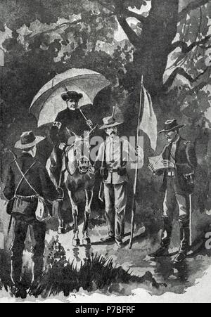 Battle of El Caney, 1898 Stock Photo - Alamy