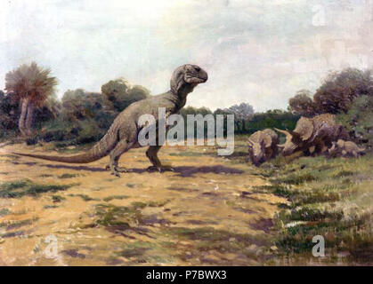 T. rex old posture Stock Photo - Alamy