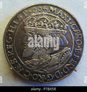 Thaler, Karl V, Holy Roman Empire, Lubeck, 1537 Stock Photo - Alamy