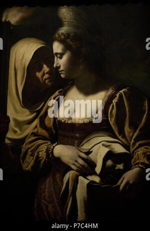 Antiveduto Grammatica (1571-1626). Italian painter. Saint Cecilia with ...