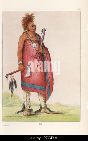 Chief Red Tomahawk Stock Photo - Alamy