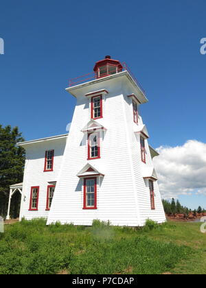 The square, tapered tower and attached 2 storey dwelling at Blockhouse ...