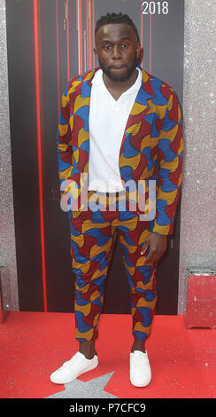 Michael Fatogun attending the British Soap Awards 2018 held at The ...