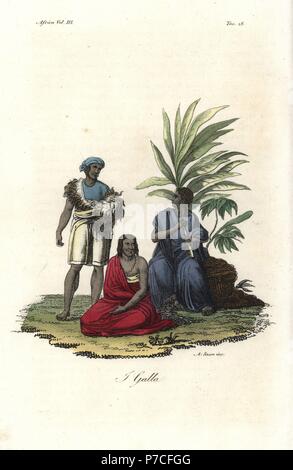 Natives of the three tribes of Galla, southern Abyssinia - Bertu ...