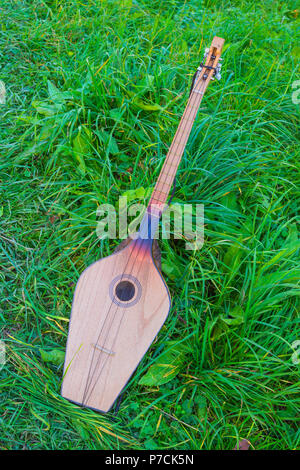 Panduri string instrument, Ushguli, Svaneti region, Georgia Stock Photo ...