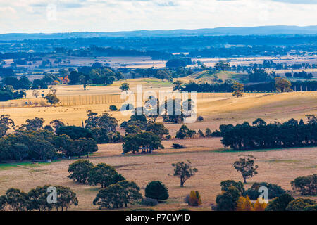 Aerial view of Australian countryside near Melbourne Stock Photo ...