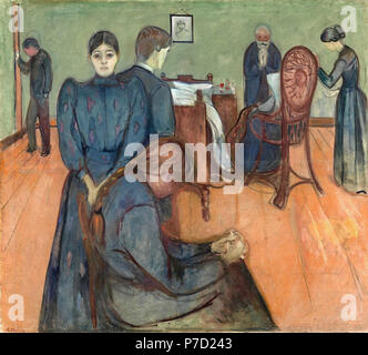 Edvard Munch - Death in the Sickroom Stock Photo - Alamy