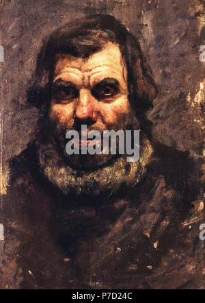 Edvard Munch - Head of an Old Man with Beard Stock Photo - Alamy