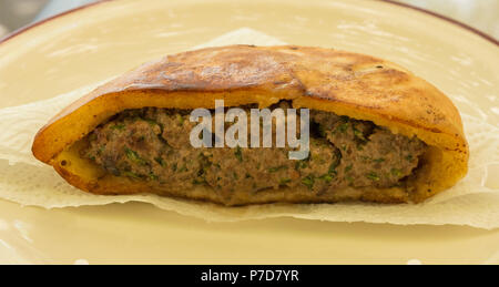 Arais - kebab in a baked pita Stock Photo - Alamy
