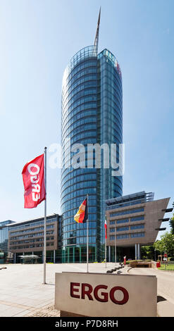 High-rise building, Ergo Insurance Group, Duesseldorf, North Rhine ...