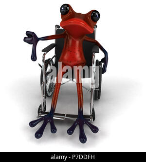 wheelchair animal frog Stock Photo - Alamy