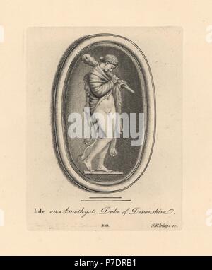 Portrait of Iole, daughter of Eurytus, seducer of Hercules in Greek ...