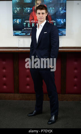Max Irons arrives for a screening of Terminal at the Prince Charles ...