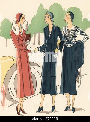 Women fashions of 1931 Stock Photo - Alamy