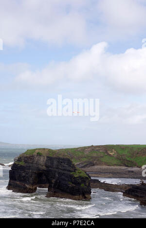 a view of the virgin rock in ballybunion ireland as seen from the ...