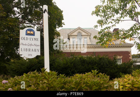 Old Lyme Phoebe Griffin Noyes Library CT Stock Photo - Alamy