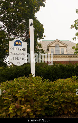 Old Lyme Phoebe Griffin Noyes Library CT Stock Photo - Alamy