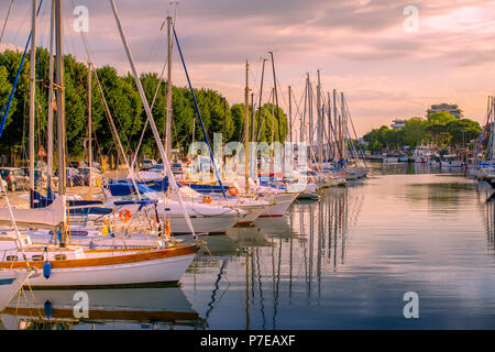Marina Bay in Rimini, Italy Stock Photo - Alamy