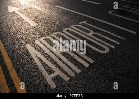 Road Sign For Robin Hood Airport South Yorkshire England Stock Photo ...