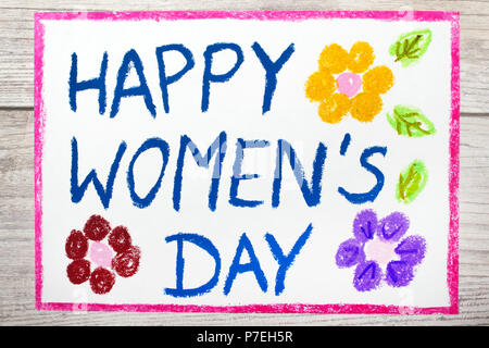 Design about International Women's Day with a drawing of a woman face ...