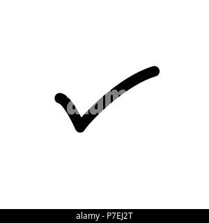 Check mark or tick sign. Easily editable, colorable EPS 8 vector icon ...