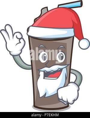 Santa with candy ice chocolate mascot cartoon Stock Vector Image & Art ...