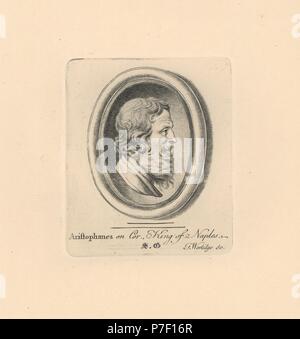 Portrait of the Greek poet Aristophanes Stock Photo - Alamy