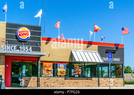 A Burger King Restaurant in Modesto California Stock Photo - Alamy