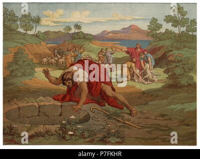 Historia Sagrada. El patriarca Jacob, padre de José, lo envía con sus ...